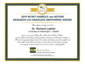 Allen School News » Allen School’s Richard Ladner honored with 2019 ...